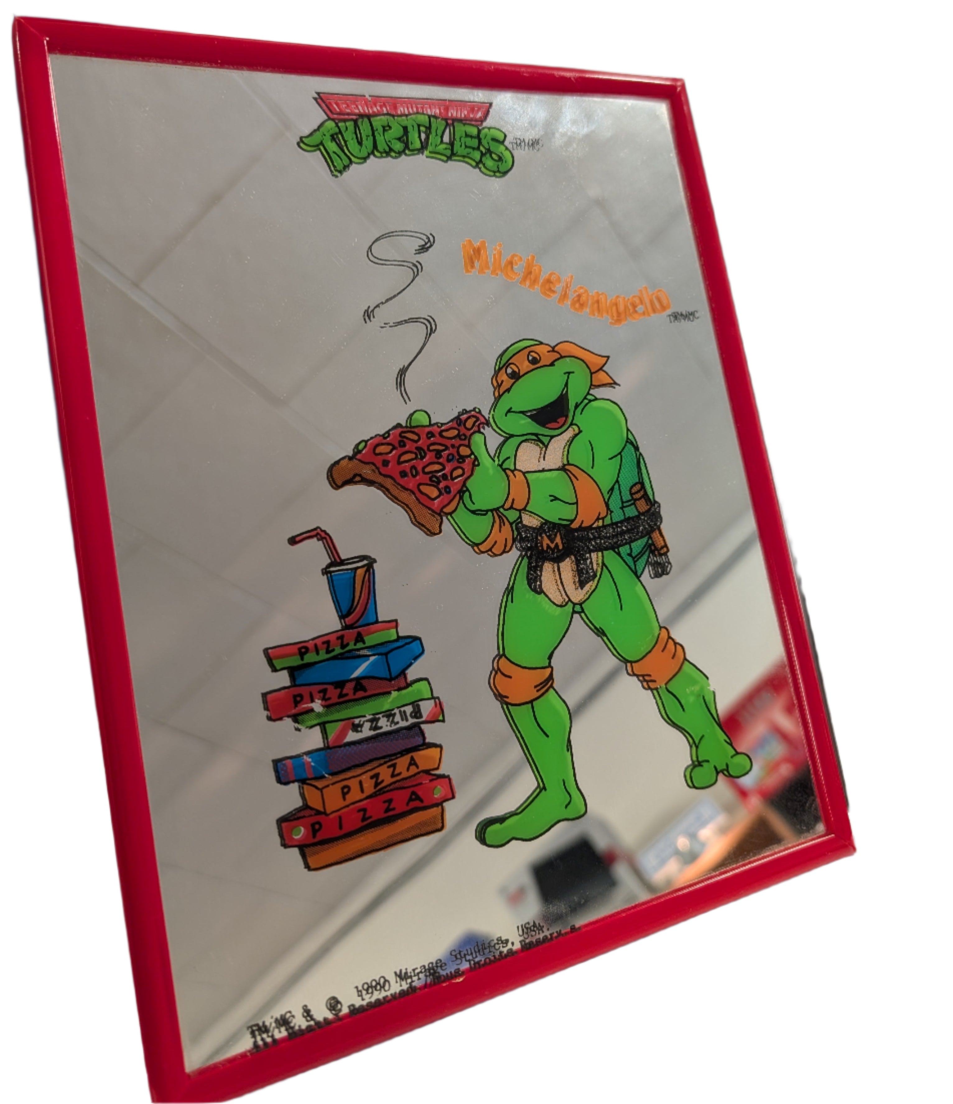 1990 TMNT Michelangelo Mirror - Retro Decor – Portage MCC