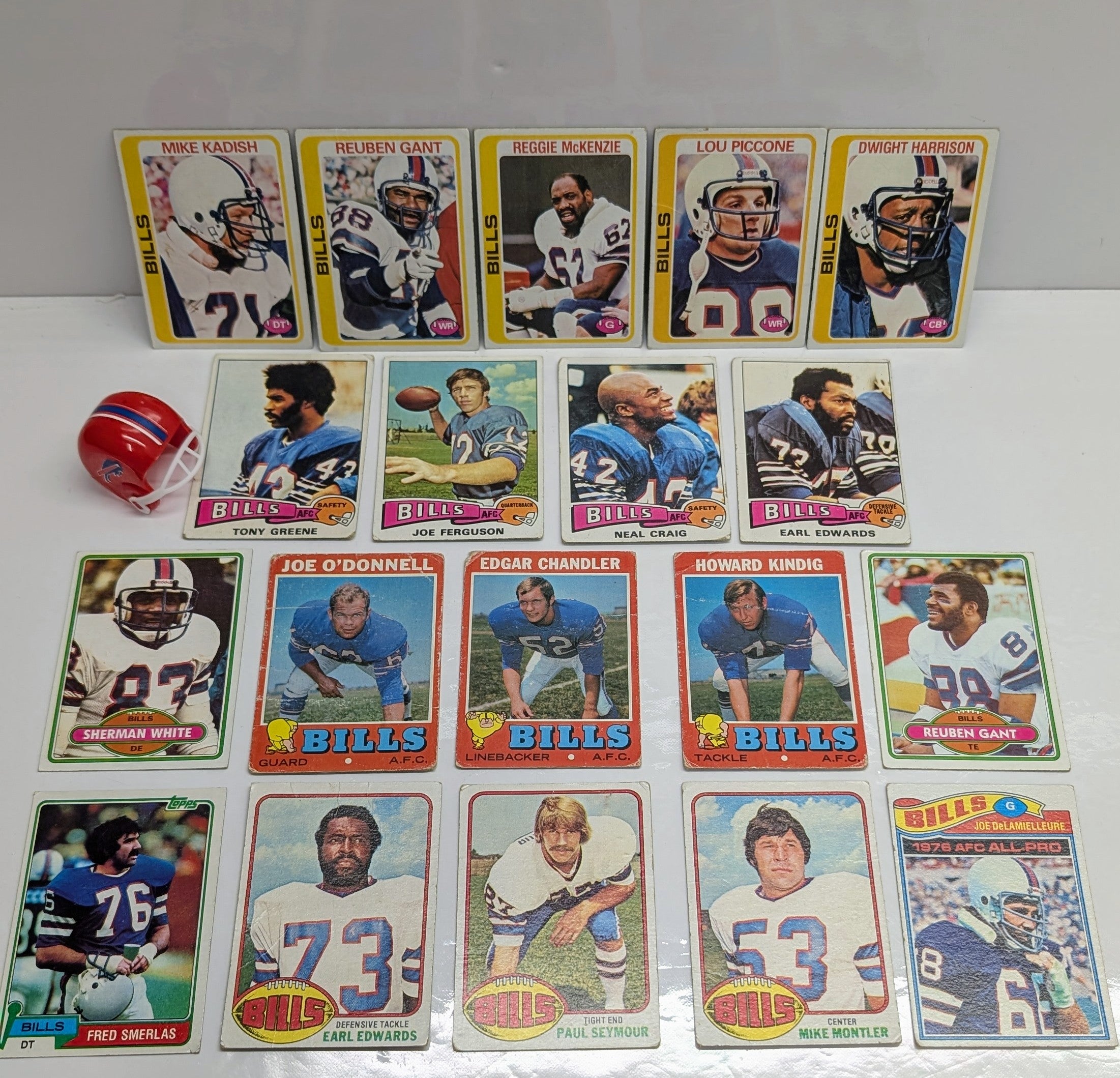 NFL Buffalo Bills 1970's Trading Cards (lot of 19) – Portage MCC