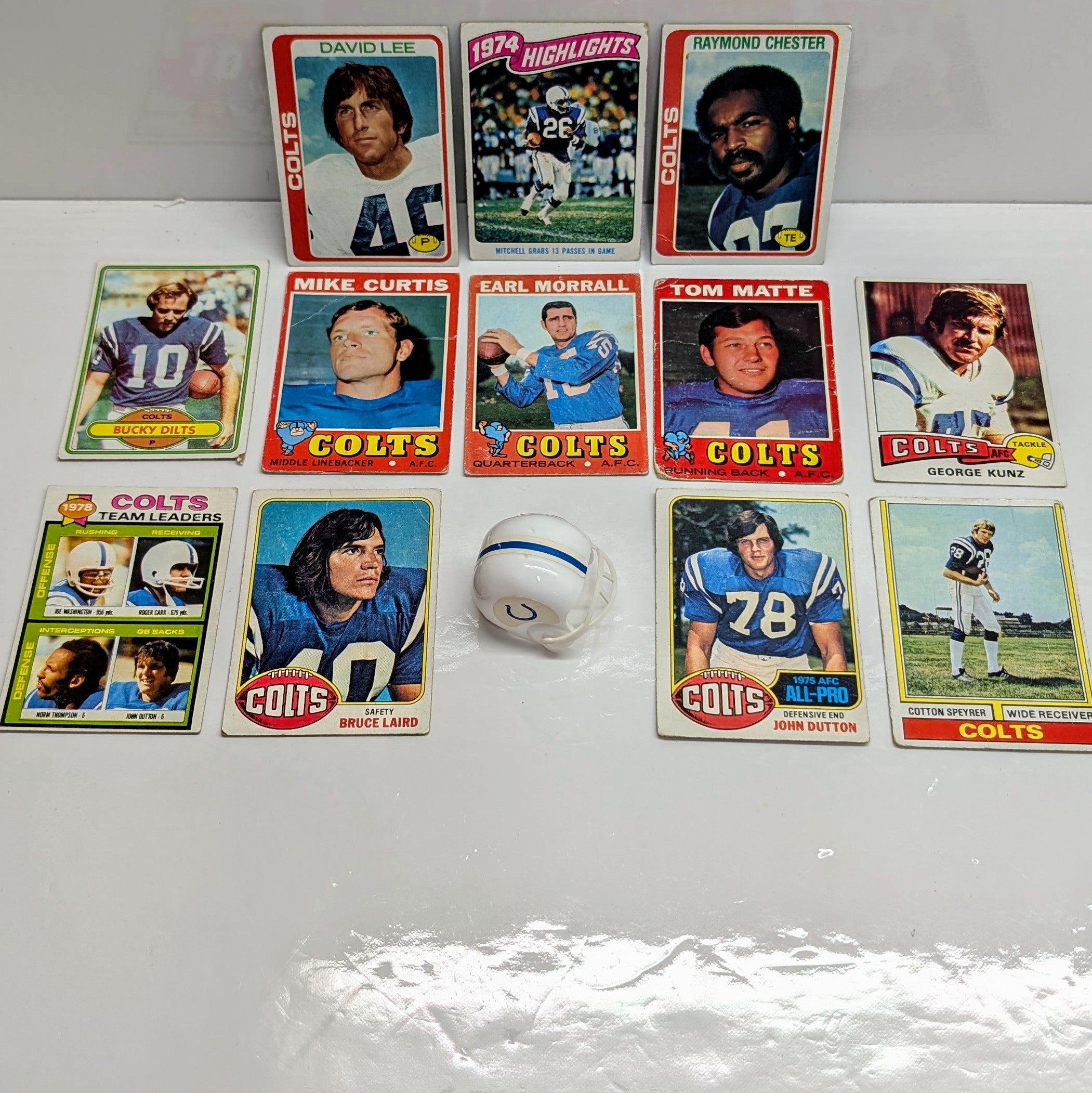 NFL Baltimore Colts 1970s Trading Cards (lot of 12) – Portage MCC