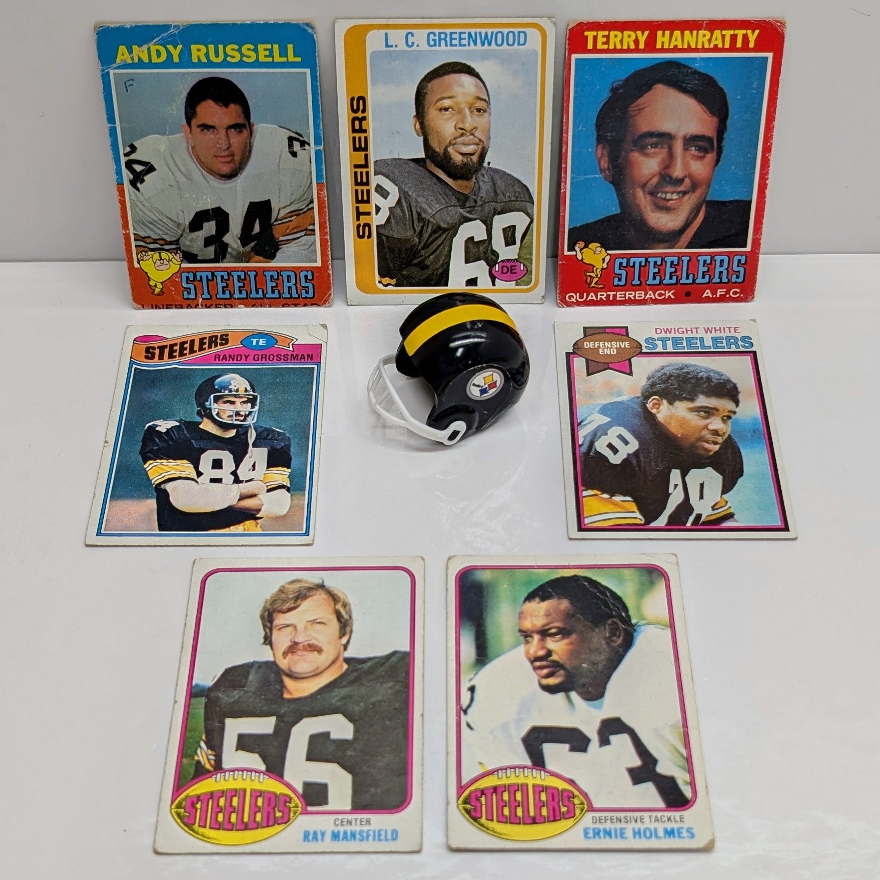 NFL Pittsburgh Steelers 1970s Trading Cards (lot of 7) – Portage MCC