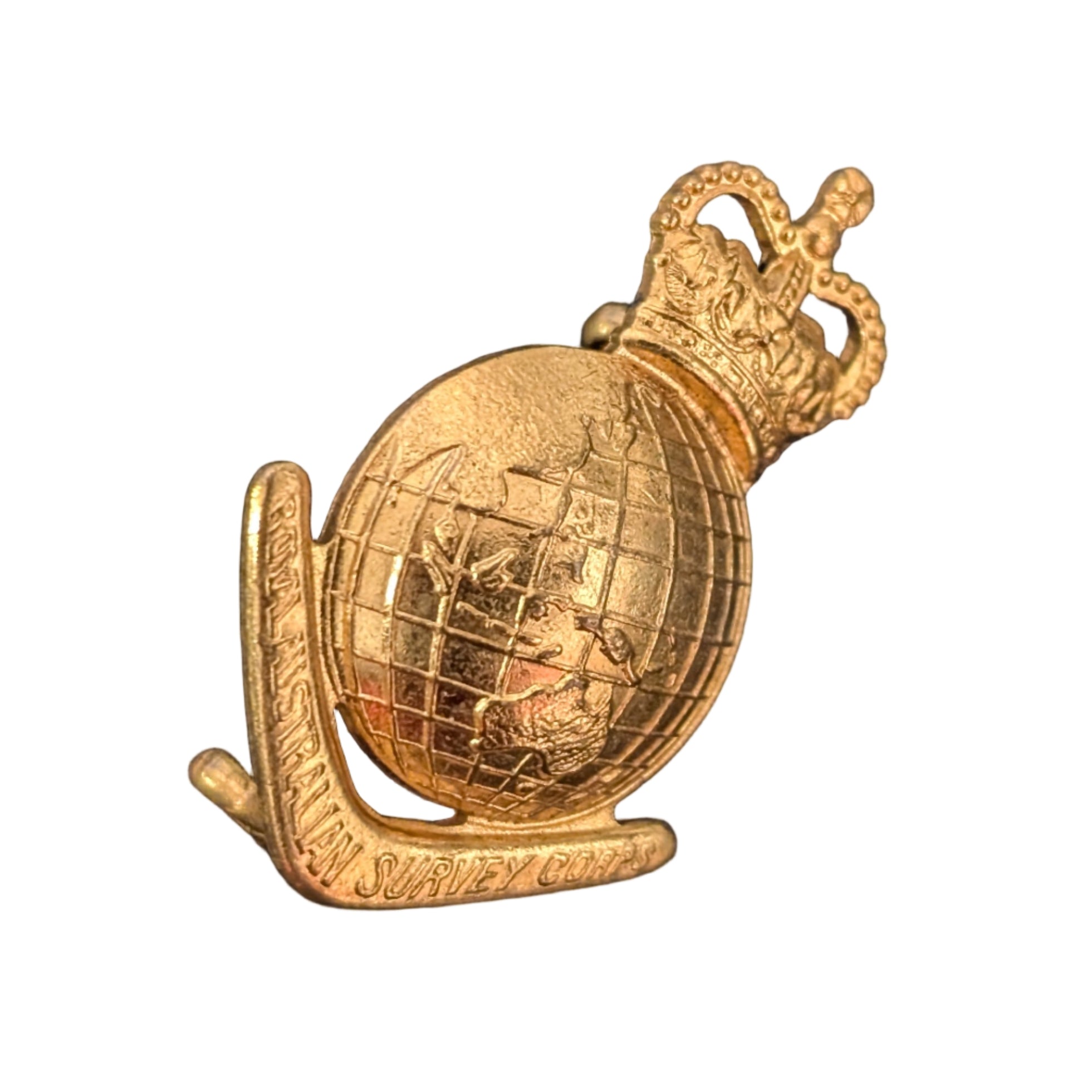 Royal Australian Survey Corps Cap Badge - Vintage Military Collectible ...