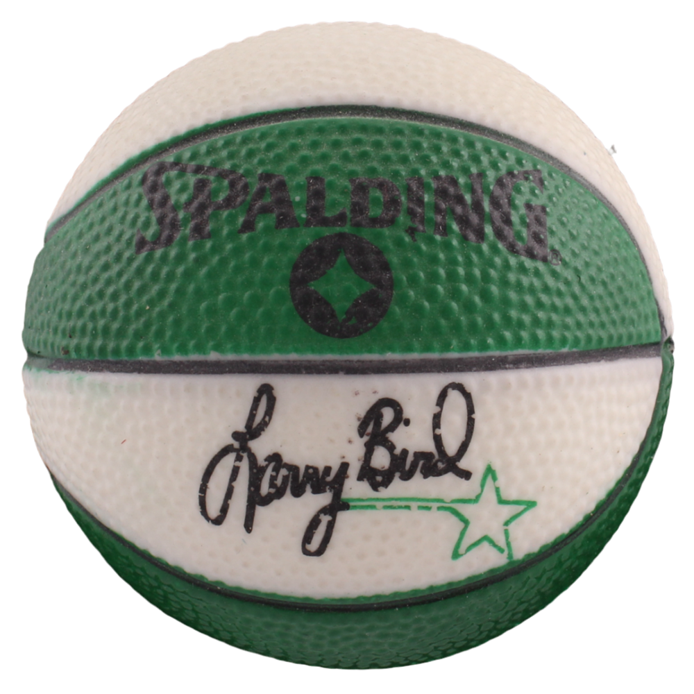 Vintage 1980’s Larry Bird Mini Spalding Basketball – Portage MCC