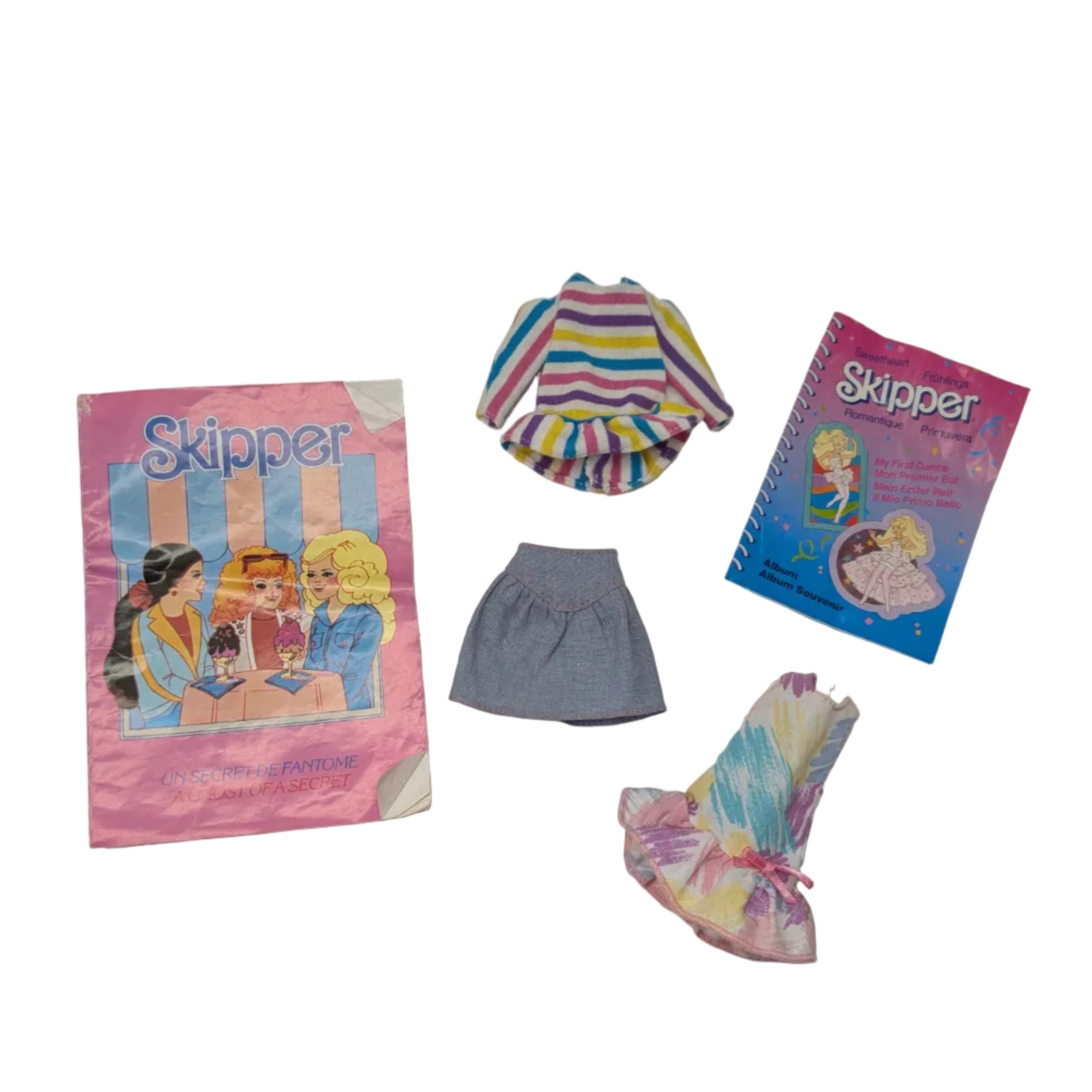 Vintage Mattel Skipper Clothing & Pamphlet Set | Collectible Barbie ...