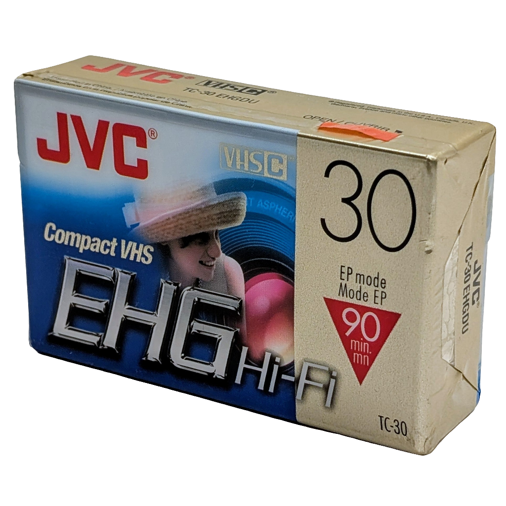 JVC EHG Hi-Fi VHS-C 30 Compact VHS (New/Sealed) – Portage MCC